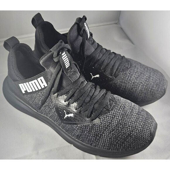 Puma | Shoes | Puma Mens Enzo Beta Woven Blackcharcoal Grey Running ...